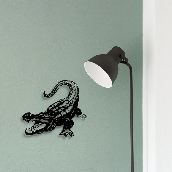 Florida Metal Works | Wall Decor | Metal Wall Hanging Alligator Decor 2 ...